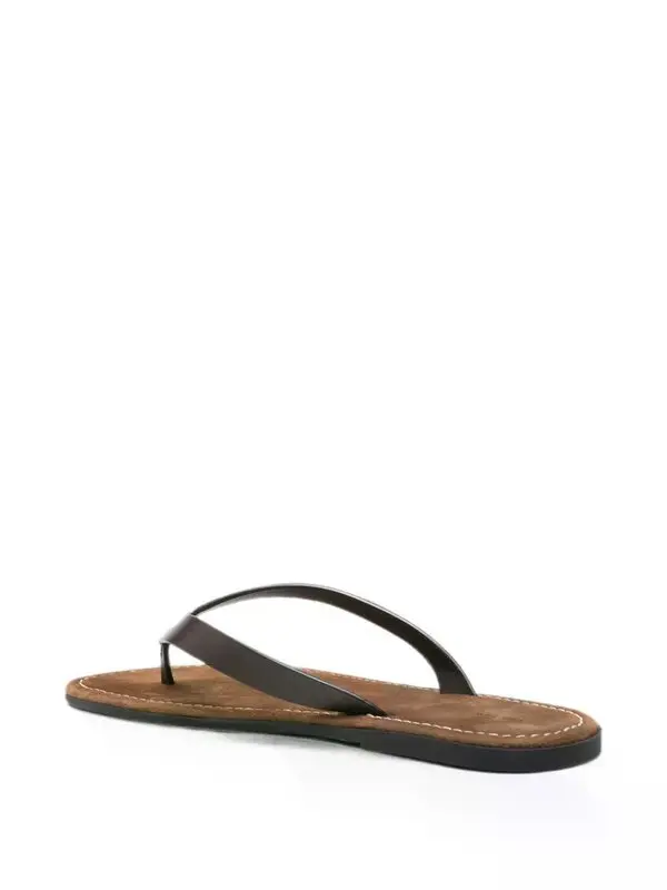 THE ROW Leather Sandals