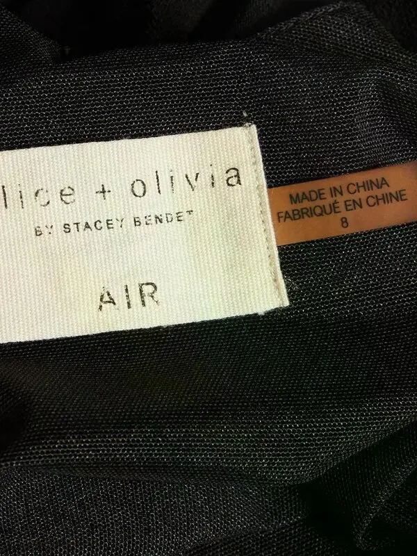Alice + Olivia Illusion Panel Midi Dress