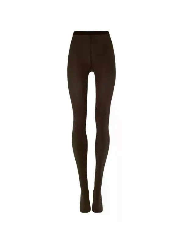 Wolford Merino-blend Tights - Brown