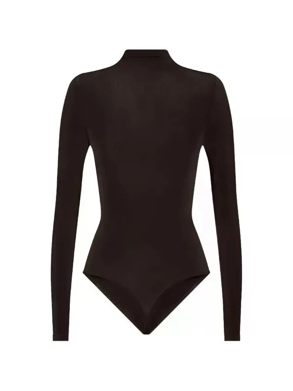 Wolford Buenos Aires High-neck Bodysuit - Brown