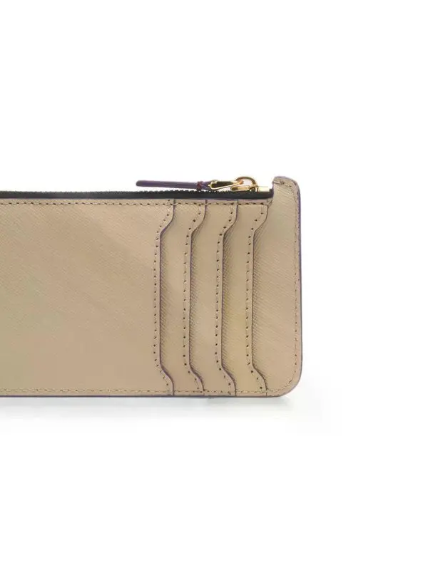 Marni Trunk Saffiano-leather Cardholder