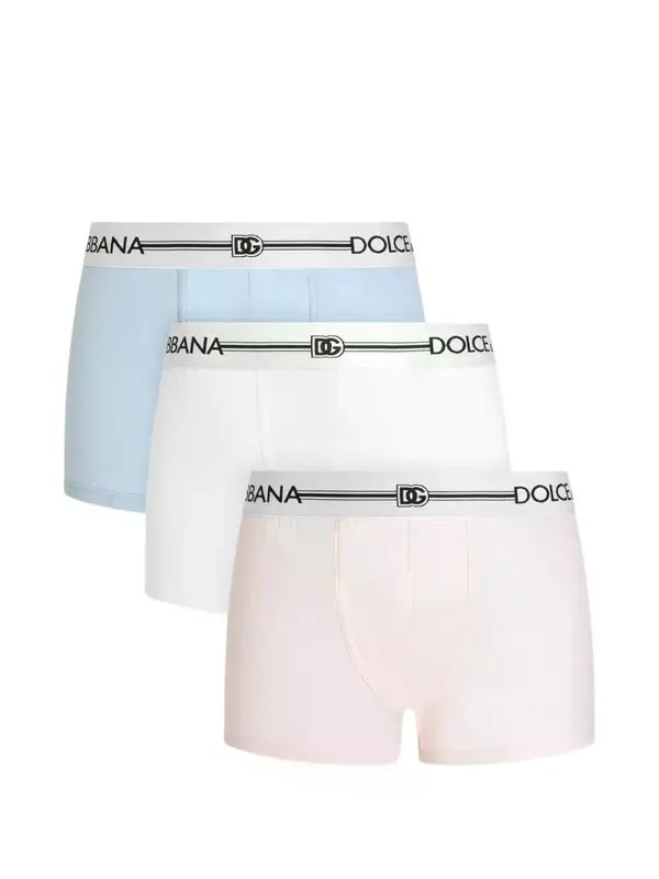 Dolce & Gabbana Logo-waistband Boxers - Blue