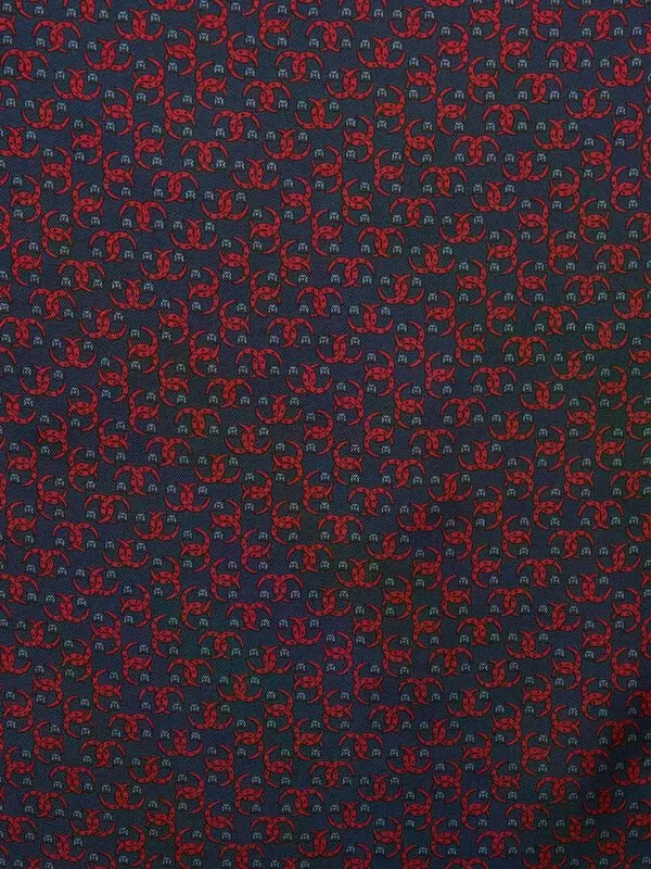 Hermès Horseshoe-print Pocket Square