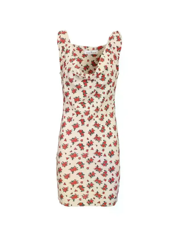 VIVIENNE WESTWOOD Anna Floral-print Dress - Neutrals