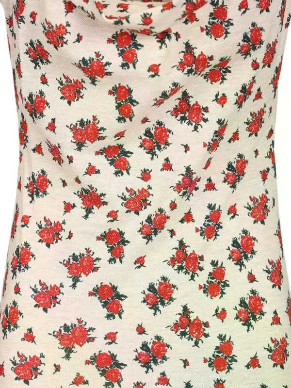 VIVIENNE WESTWOOD Anna Floral-print Dress - Neutrals