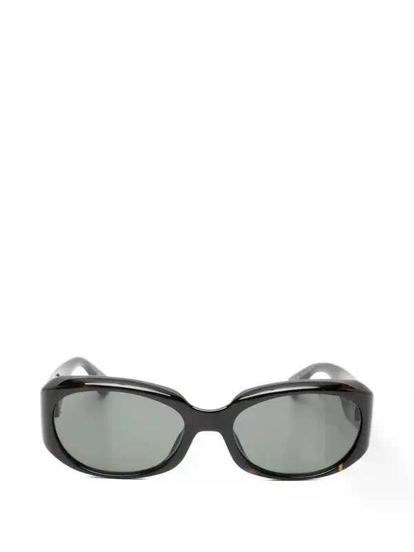 Saint Laurent Oval-frame Sunglasses - Black