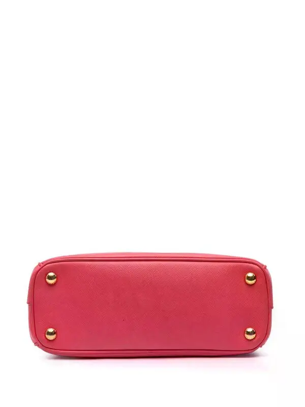 Prada Saffiano Lux Galleria Double Zip Satchel