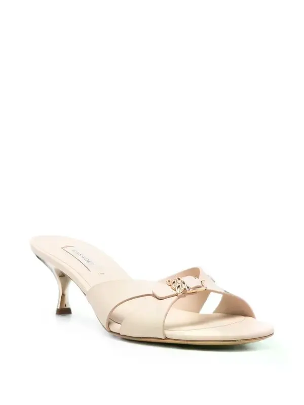 Casadei Logo-plaque Leather Sandals