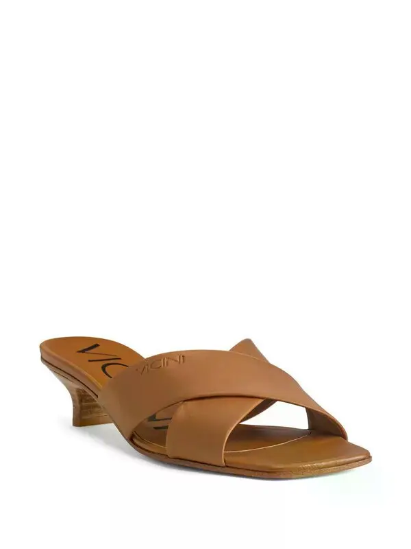 GIUSEPPE ZANOTTI Leather Mules