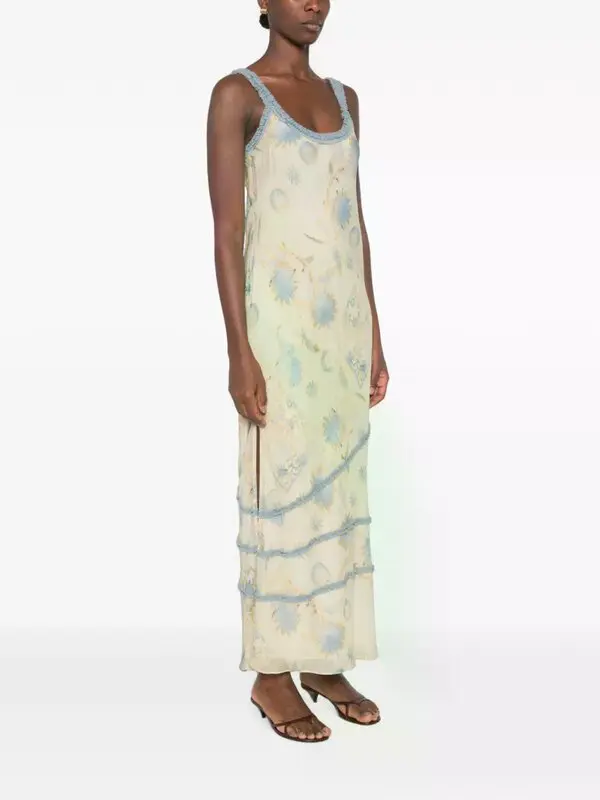 SIR. Cecile Floral-print Midi Dress
