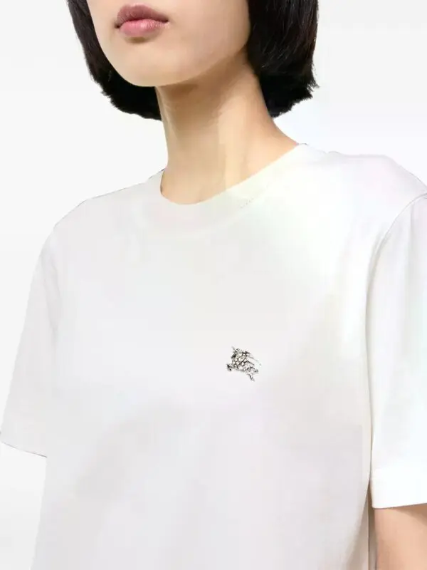Burberry Knight Jewel Cotton T-shirt - White