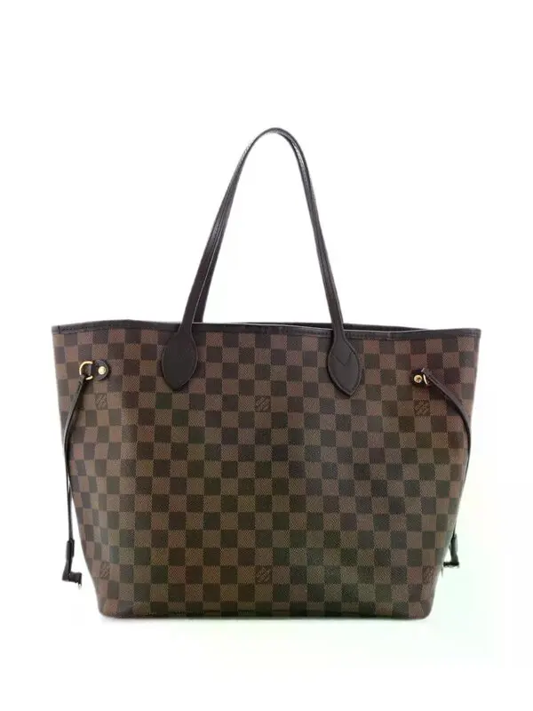 LOUIS VUITTON Damier Neverfull Mm Tote Bag