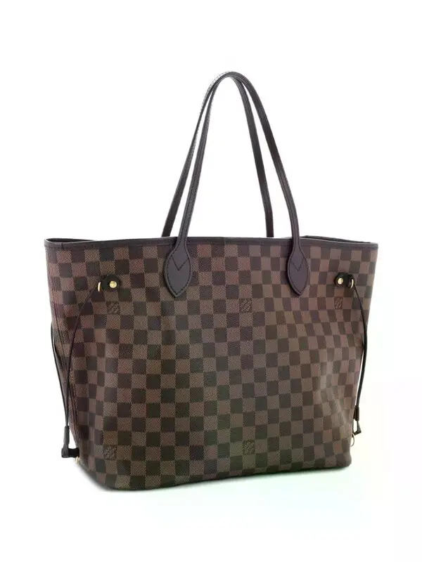 LOUIS VUITTON Damier Neverfull Mm Tote Bag - Brown