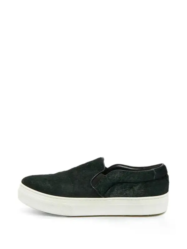 Celine Calf Hair Slip-on Sneakers - Green