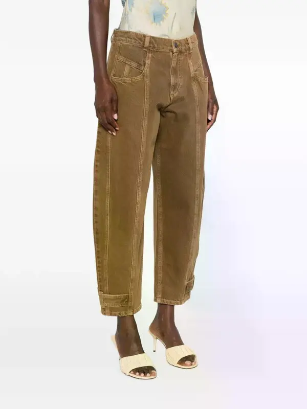 Isabel Marant Étoile Leja Seam-detail Tapered Jeans