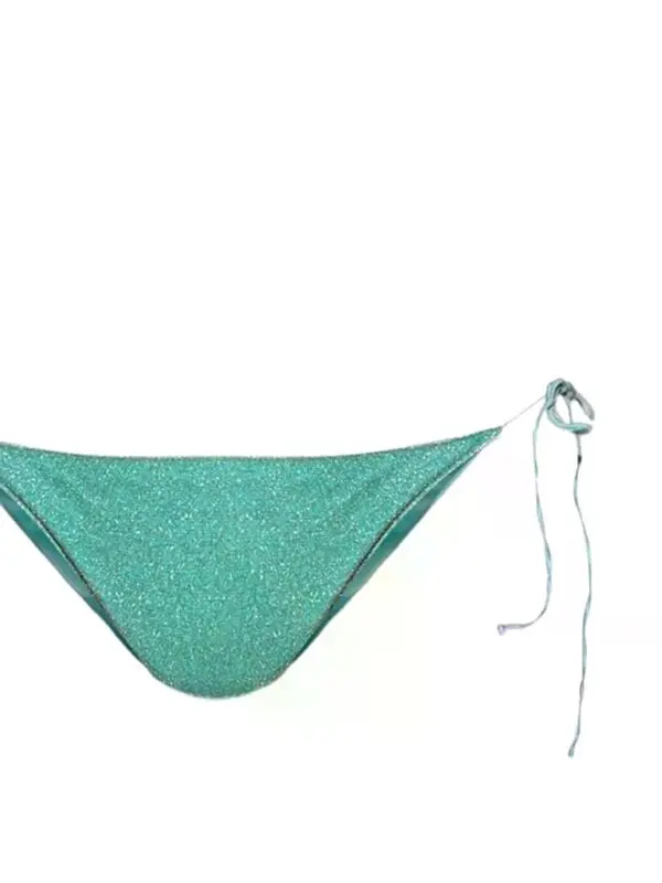 Oseree Glitter Effect Bikini - Green