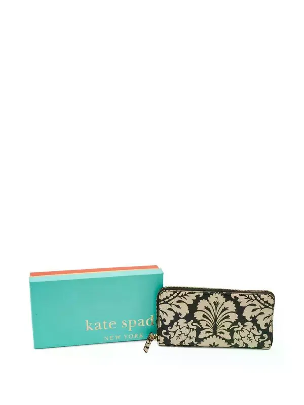 Kate Spade New York Damask-print Zip-around Wallet