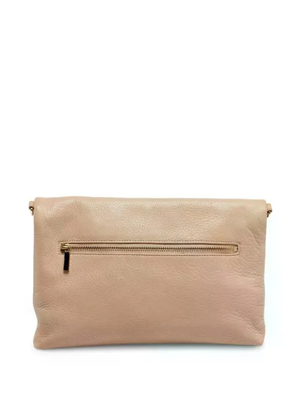 Tory Burch Thea Fold-over Leather Shoulder Bag - Neutrals
