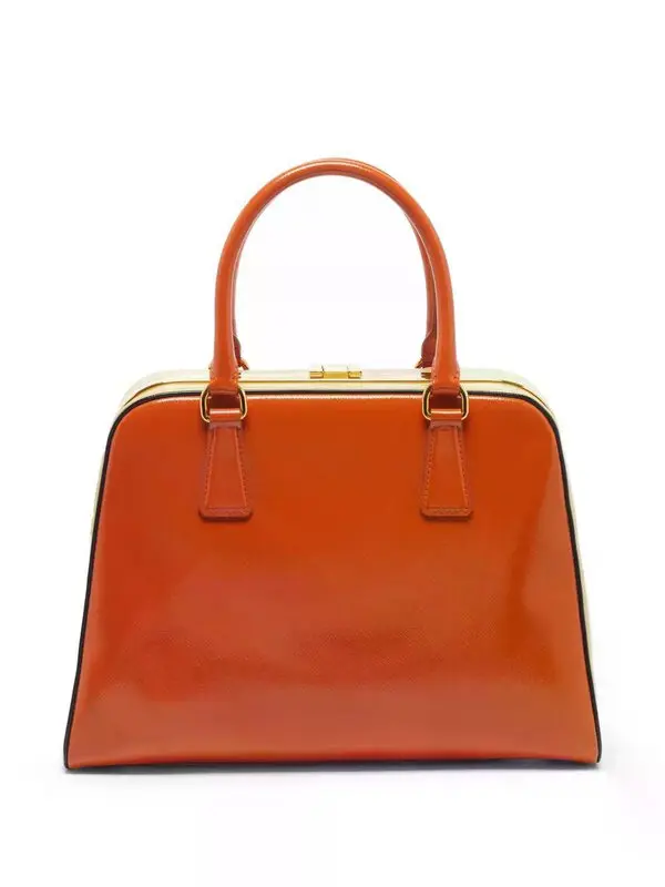 Prada Pyramid Frame Satchel Bag