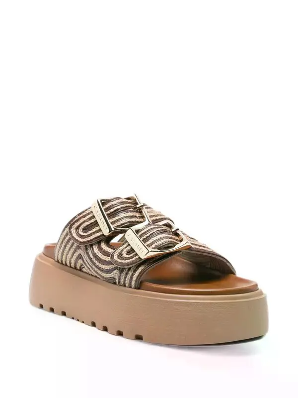 Casadei Buckle-fastening Platform Sandals