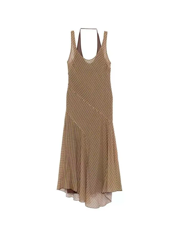SIR. Cooper Layered Midi Dress - Neutrals
