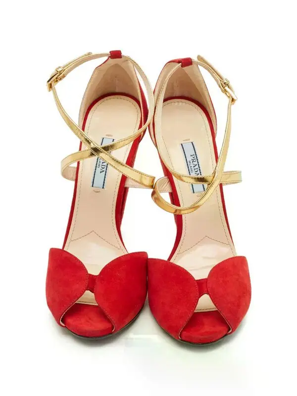 Prada Crystal-embellished Ankle-strap Sandals