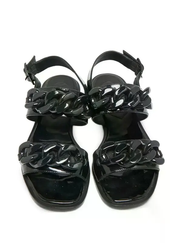 Tory Burch Adrien Chain-link Sandals - Black