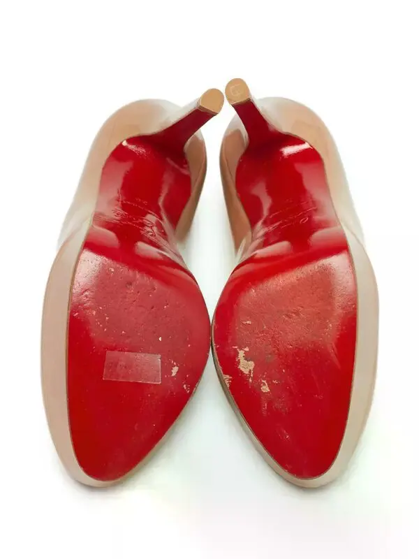 CHRISTIAN LOUBOUTIN Bianca Platform Pumps - Neutrals
