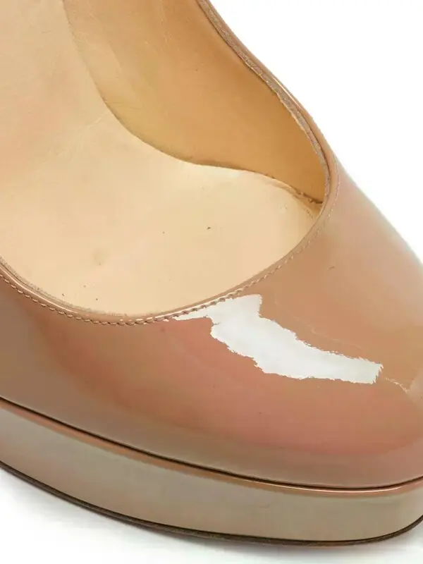 CHRISTIAN LOUBOUTIN Bianca Platform Pumps - Neutrals