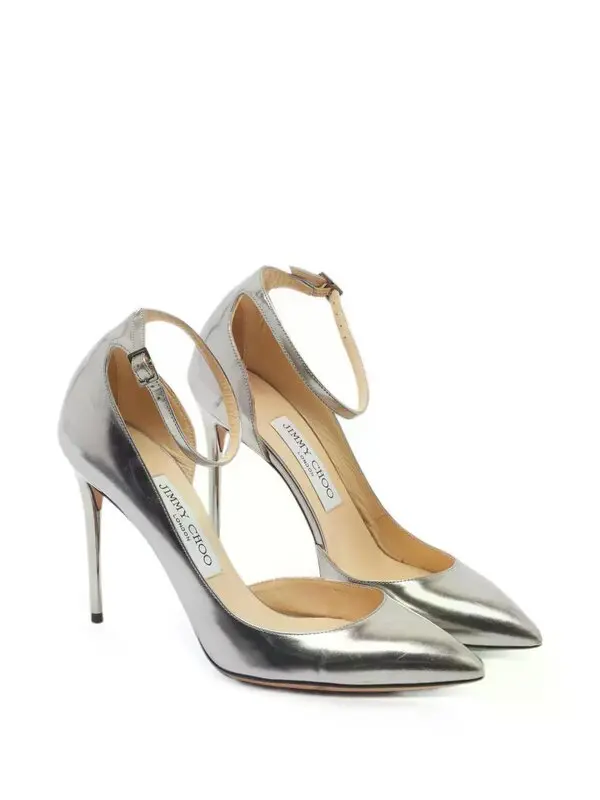 JIMMY CHOO Lucy Leather Heeled Pumps