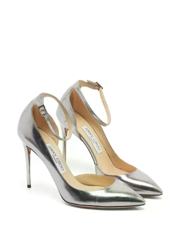 JIMMY CHOO Lucy Leather Heeled Pumps