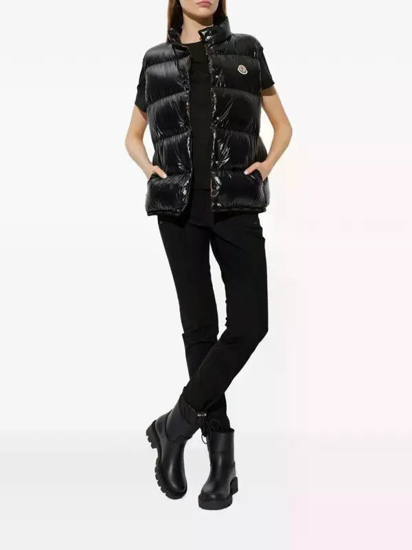 Moncler Badia Quilted Down Gilet - Black