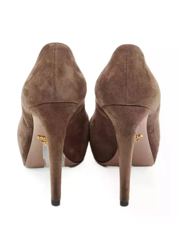 Prada Suede Platform Pumps