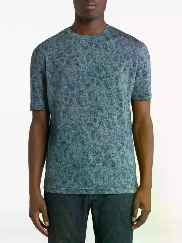 Etro T-shirt With Floral-motif