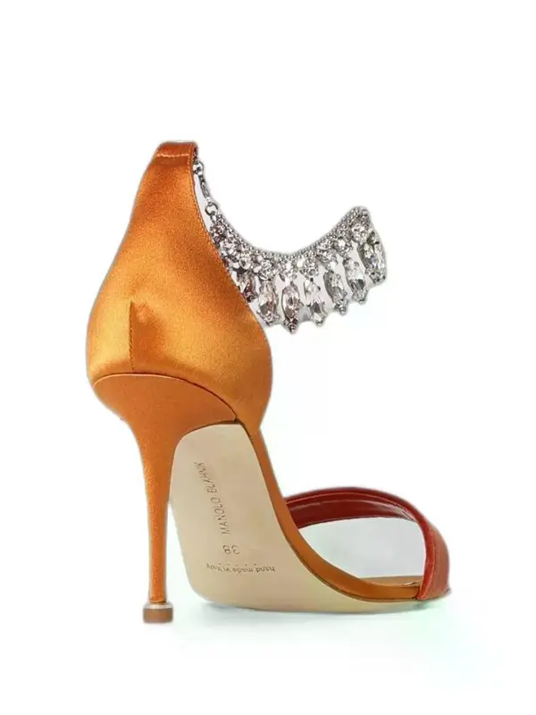 Manolo Blahnik Embellished Stiletto Sandals