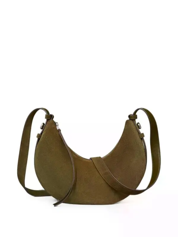 Tory Burch Romy Suede Half Moon Bag