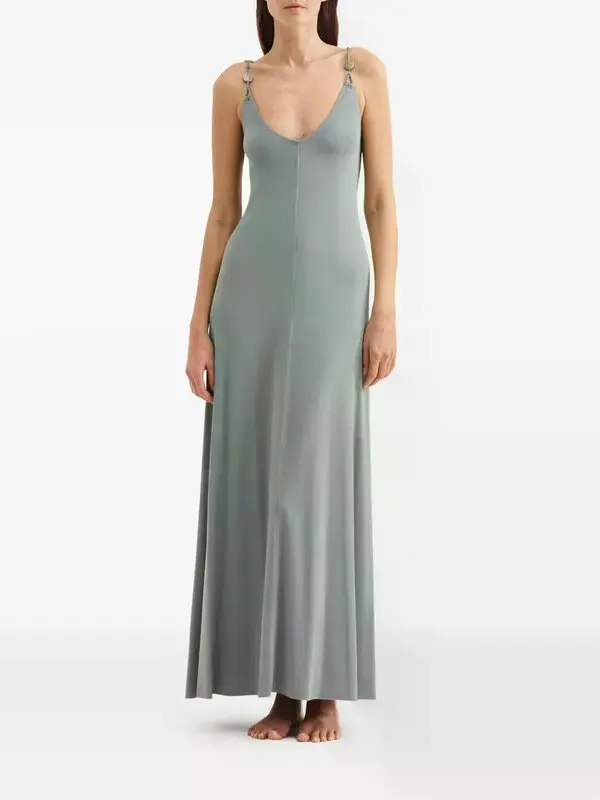 ERES Sculptural Bead-embellished Maxi Dress