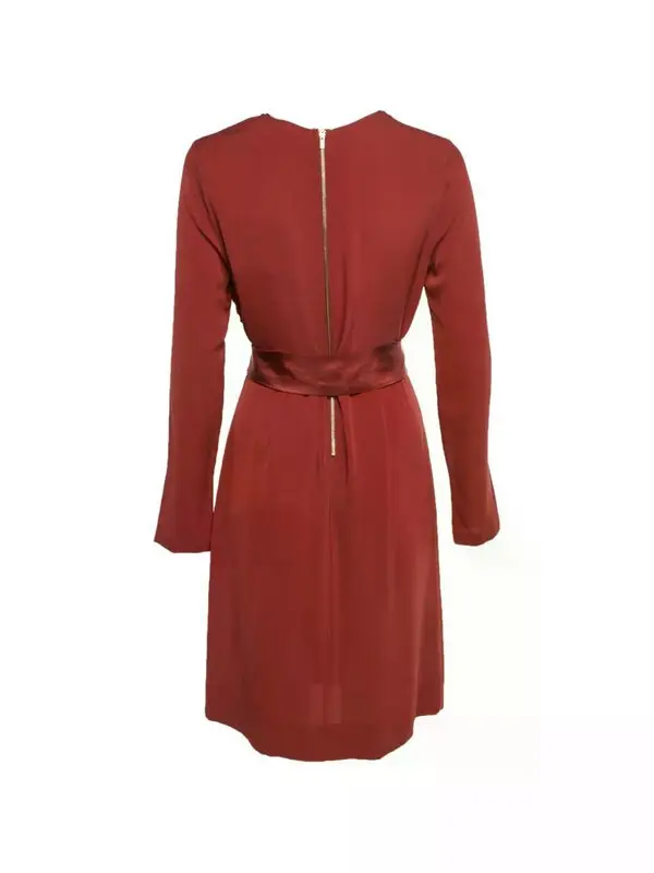 Diane Von Furstenberg Kimian Pintuck Silk Crepe Dress