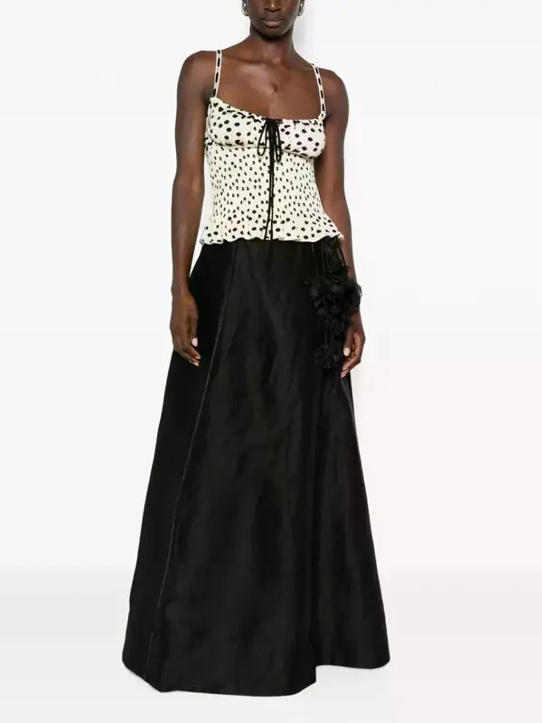 Aje Demi Floral-embellished Maxi Skirt