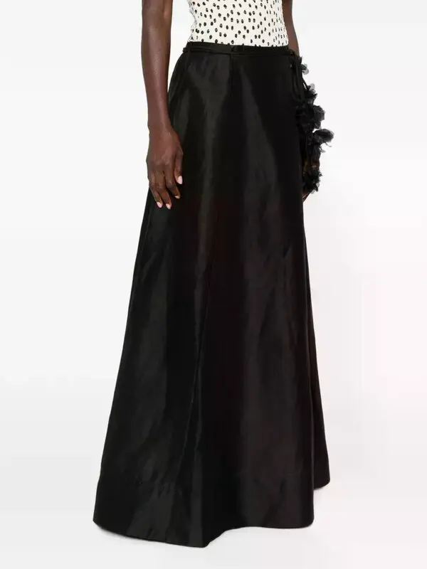 Aje Demi Floral-embellished Maxi Skirt