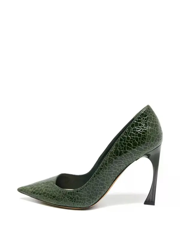Dior Cherie Pointed-toe Heeled Pumps - Green