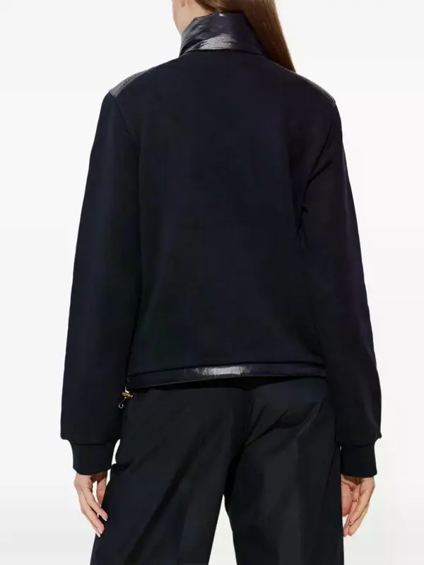 Moncler Logo Patch Zip-up Jacket