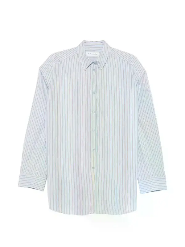 THE FRANKIE SHOP Oana Striped Shirt - Blue