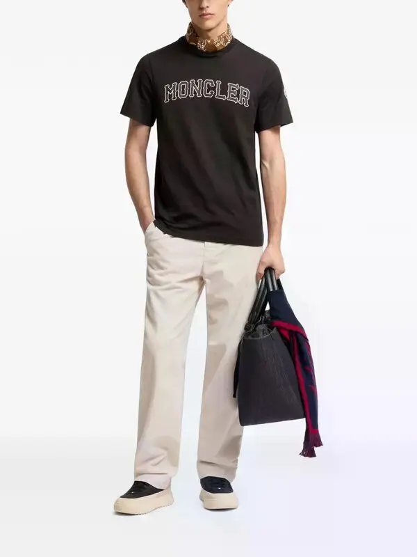 Moncler Logo-print T-shirt - Black