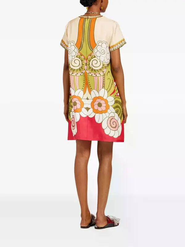 La DoubleJ Ambrosia Placed Mini Swing Dress