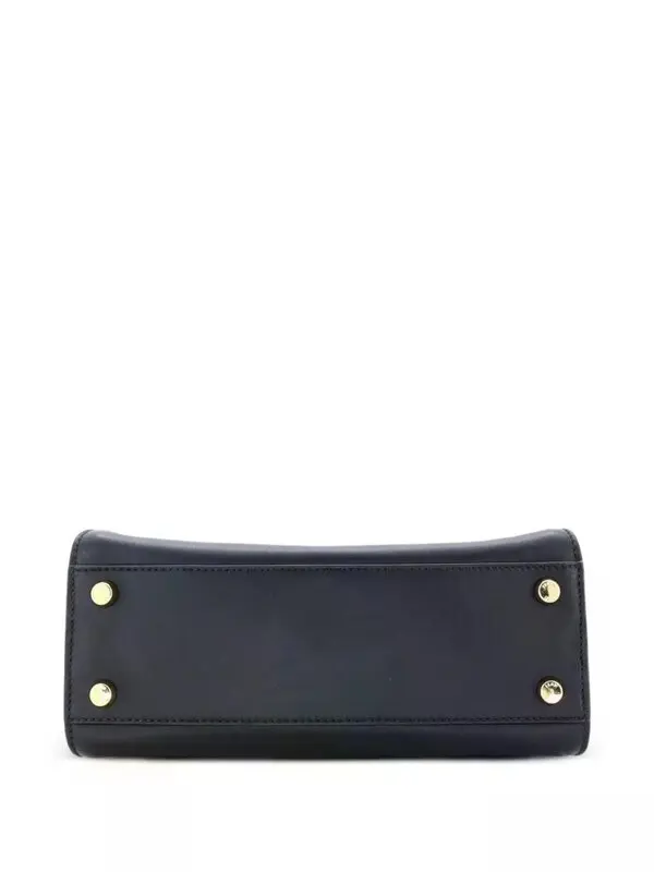 Fendi Peekaboo Essentially Leather Satchel - Black