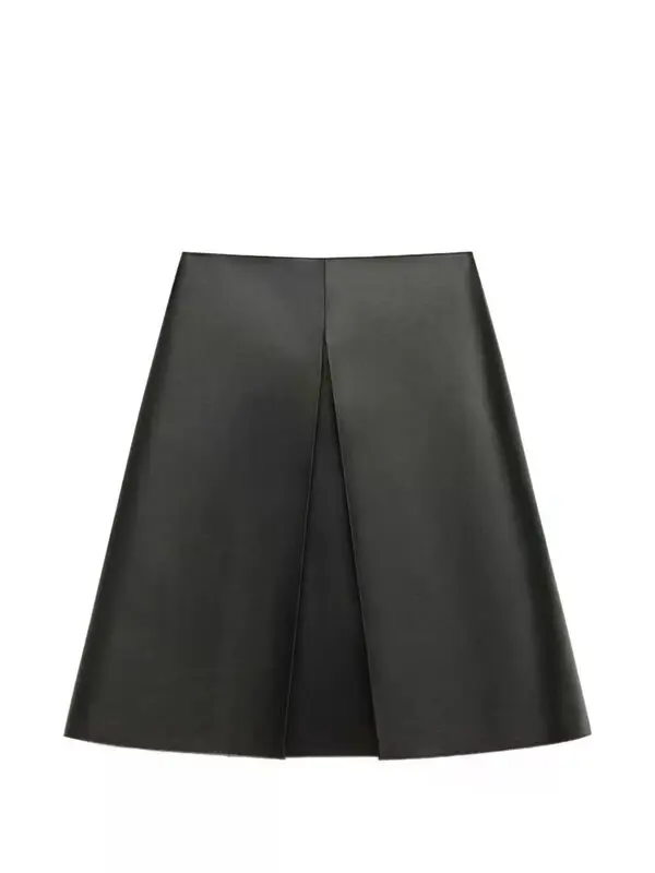 Marni Nappa Leather Skirt With Pleat