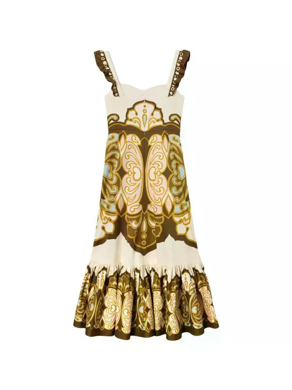 La DoubleJ Gingerbread Ruffled Dress