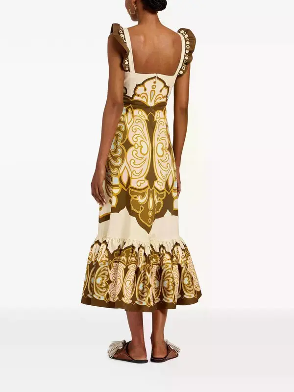 La DoubleJ Gingerbread Ruffled Dress