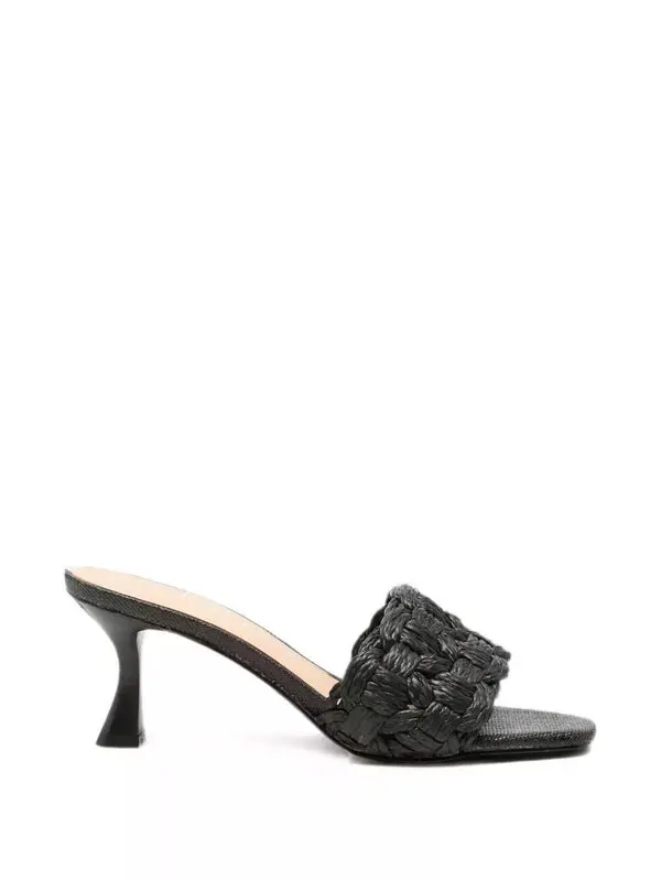Guess Woven Strap Square-toe Heeled Sandals